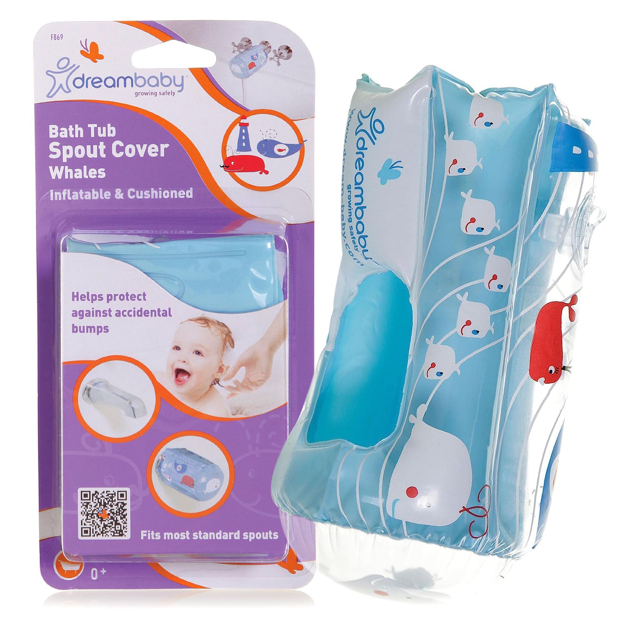 Amazon.com : Dreambaby Inflatable Bathtub Spout Cover - Baby Safety ...