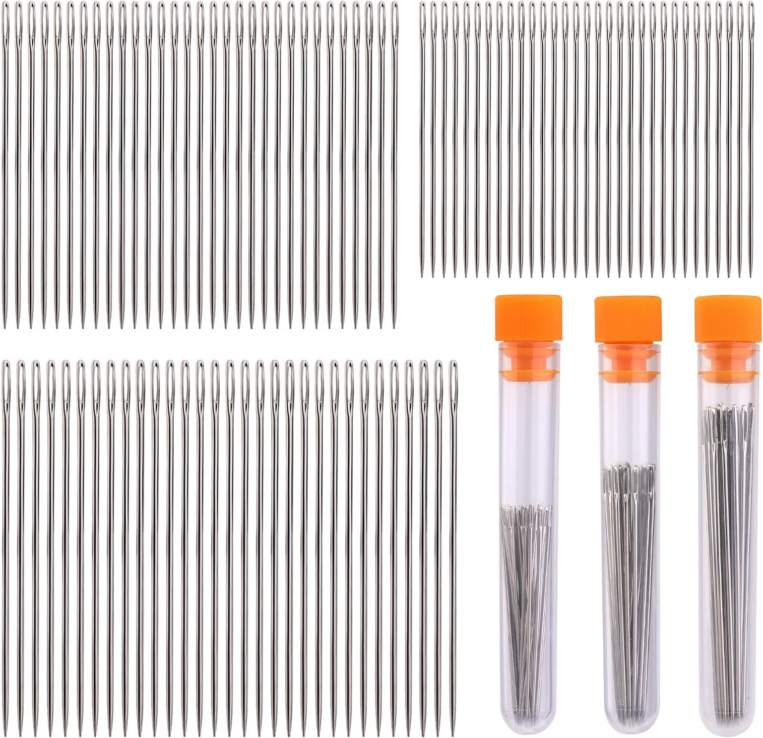 BLMHTWO 40 Pieces Sewing Needles, Embroidery Needles Needles for Sewing ...