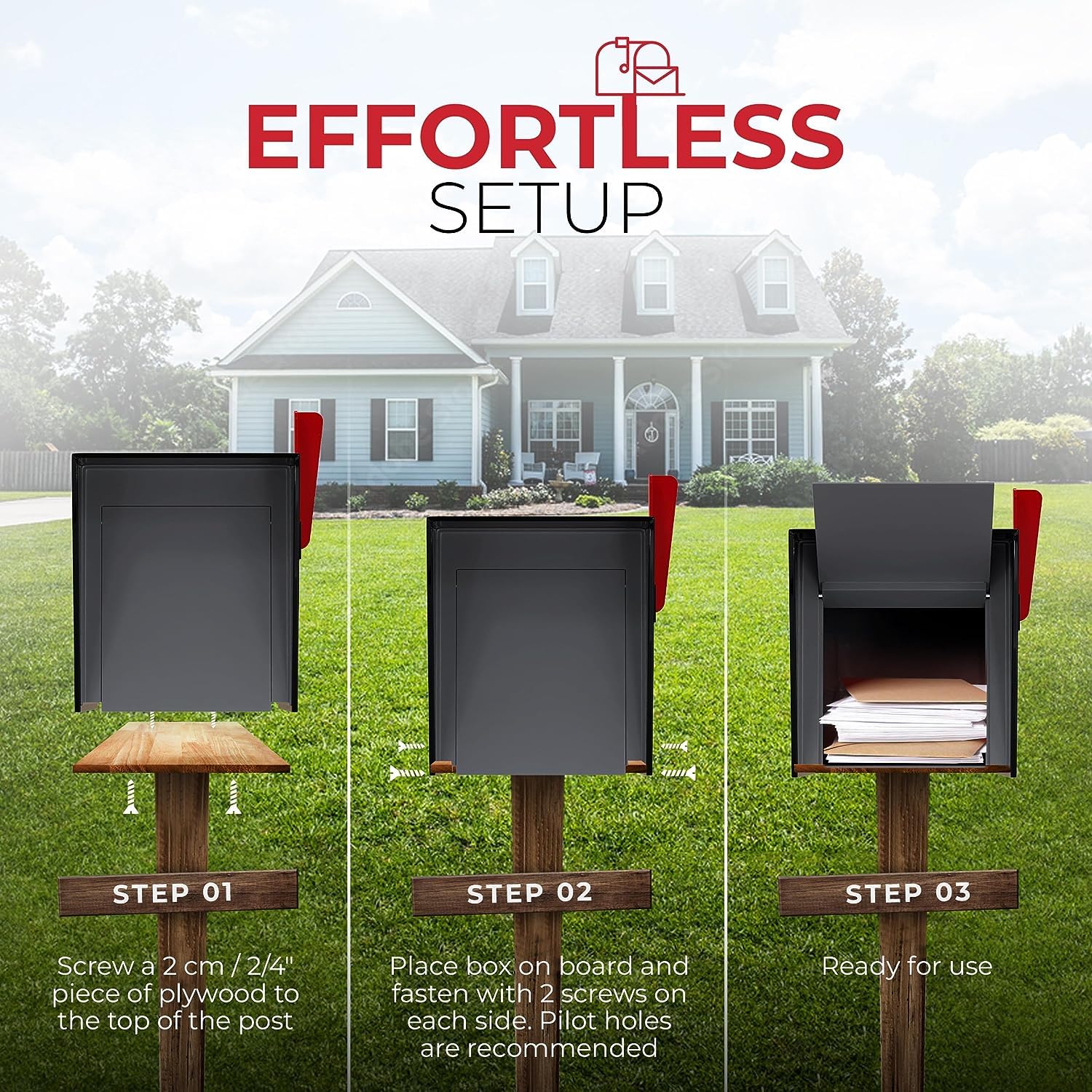 Oversized Mailboxes Residential Easter Gnomes Holiday Large Oversized