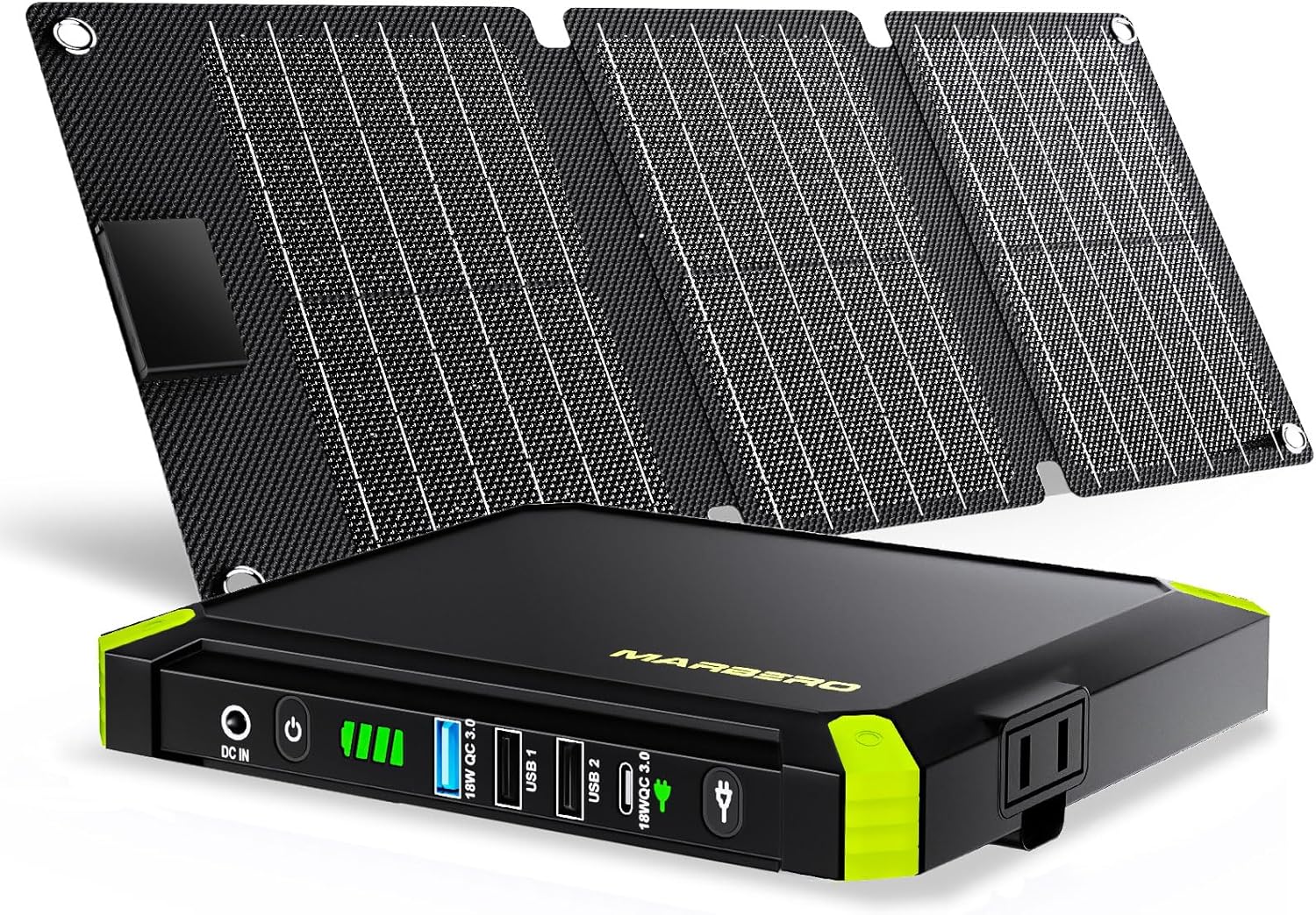 MARBERO Generador solar portátil con panel incluido, estación de ...