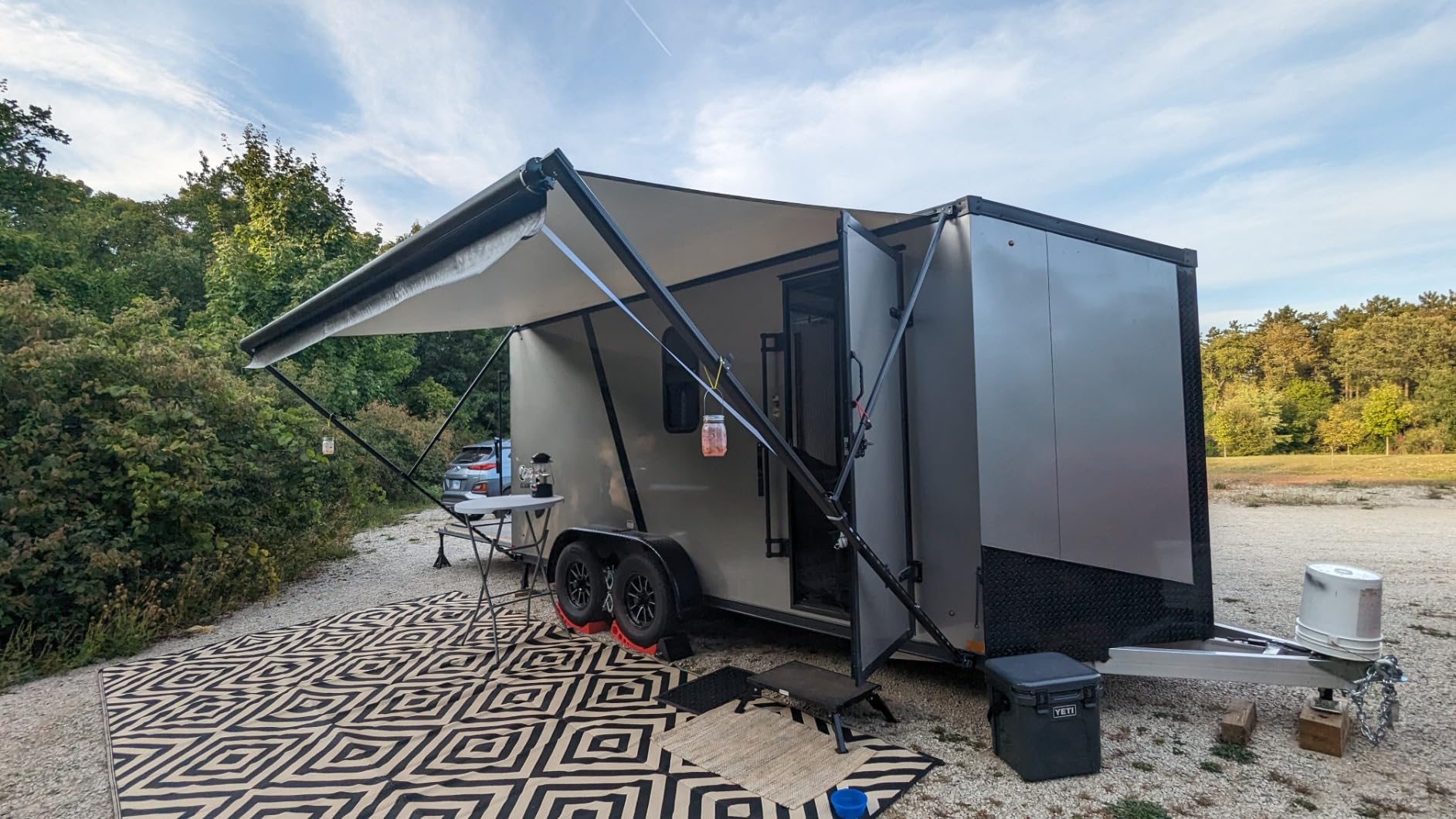 $25/mo - Finance Awnlux White Manual Modular Retractable RV Awning Full ...