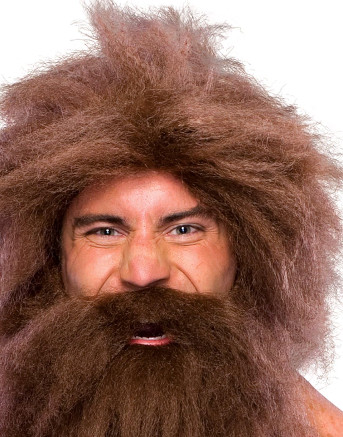 Rubie’s 50821NS Official Prehistoric Beard and Wig ,Men’s, One Size ...