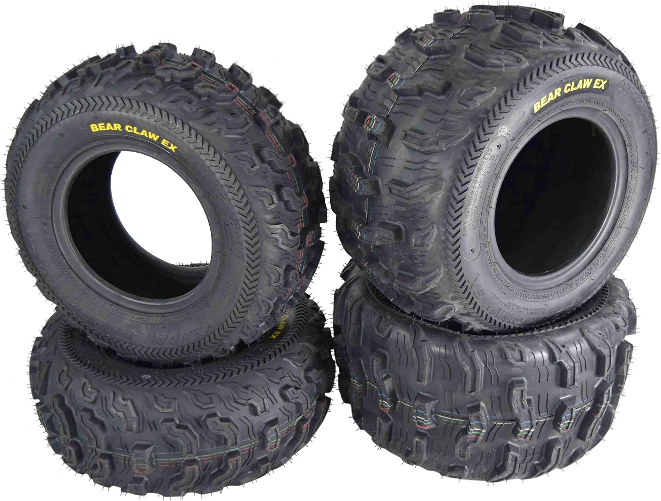 Amazon.com: Sun.F A033 ATV Tires 24x10-11 Rear set of 2,6 Ply : Automotive
