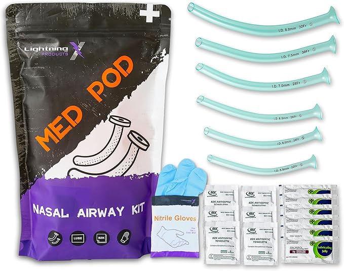 Amazon.com: Nasopharyngeal (Nasal) Airway Kit 6 pcs NPA : Health ...