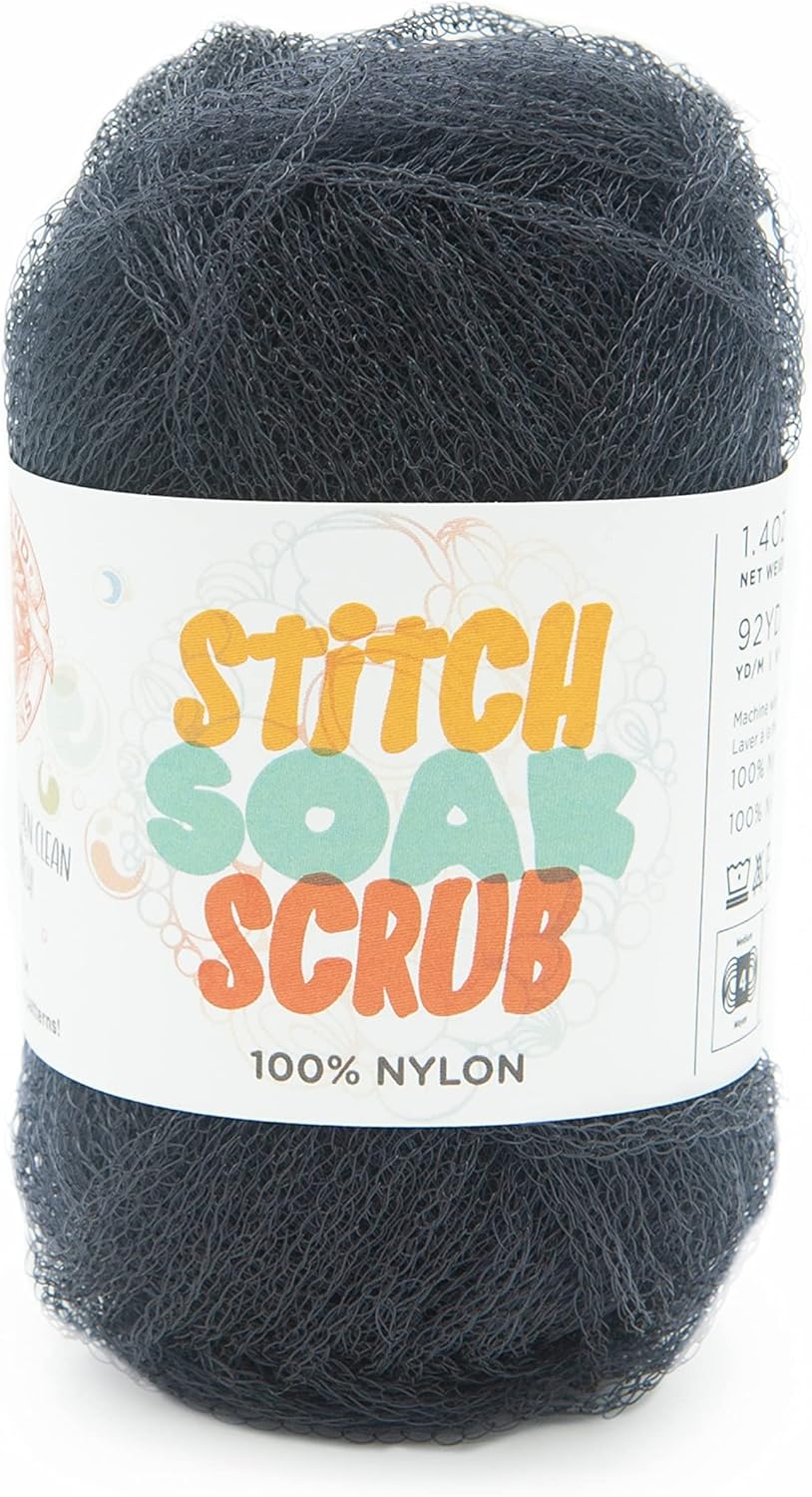 Lion Brand Stitch Soak Scrub Yarn-Graphite 781-153 : Amazon.ca: Home