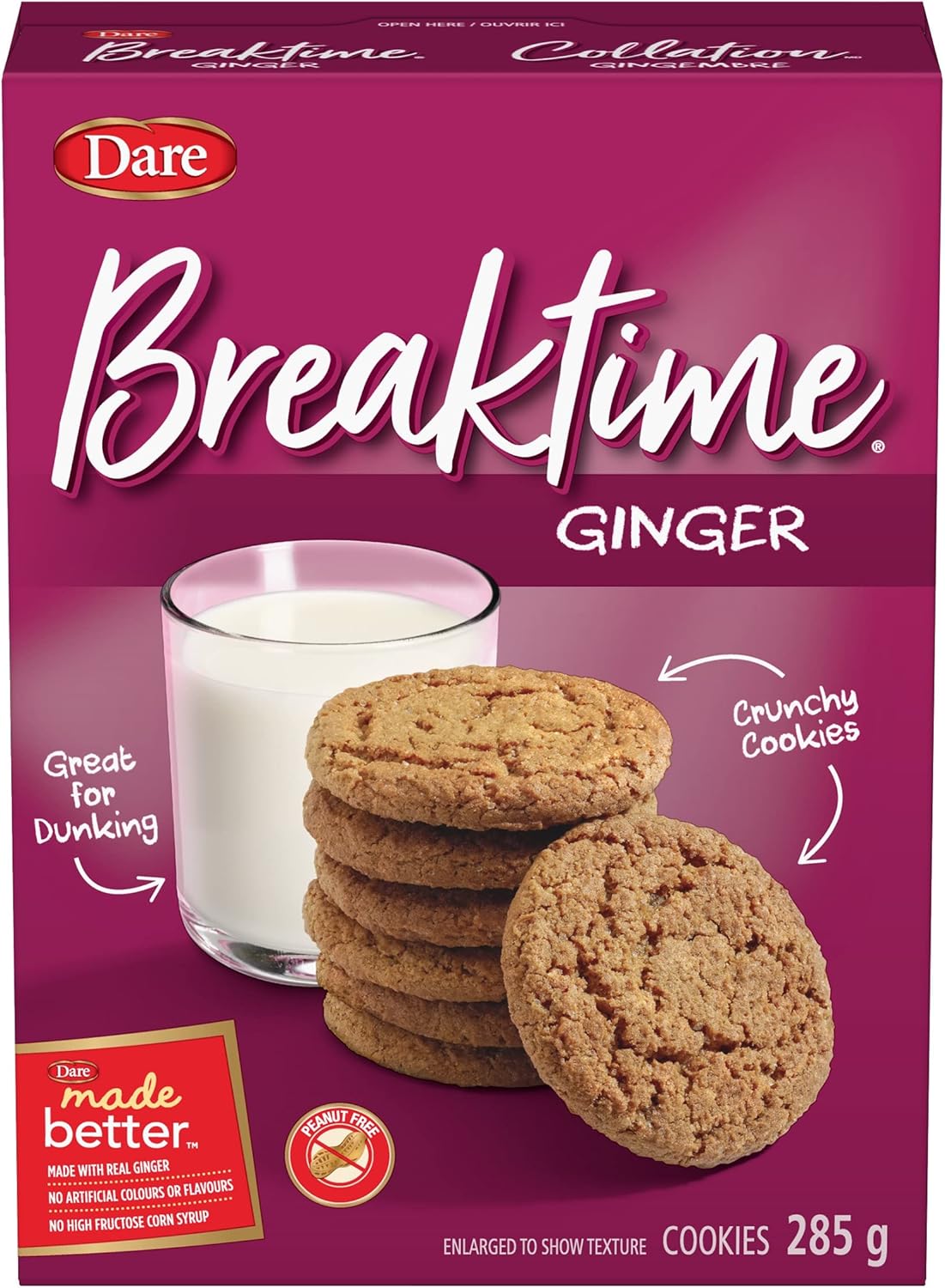 Breaktime Ginger - Cookies with Real Ginger 285g : Amazon.ca: Grocery ...