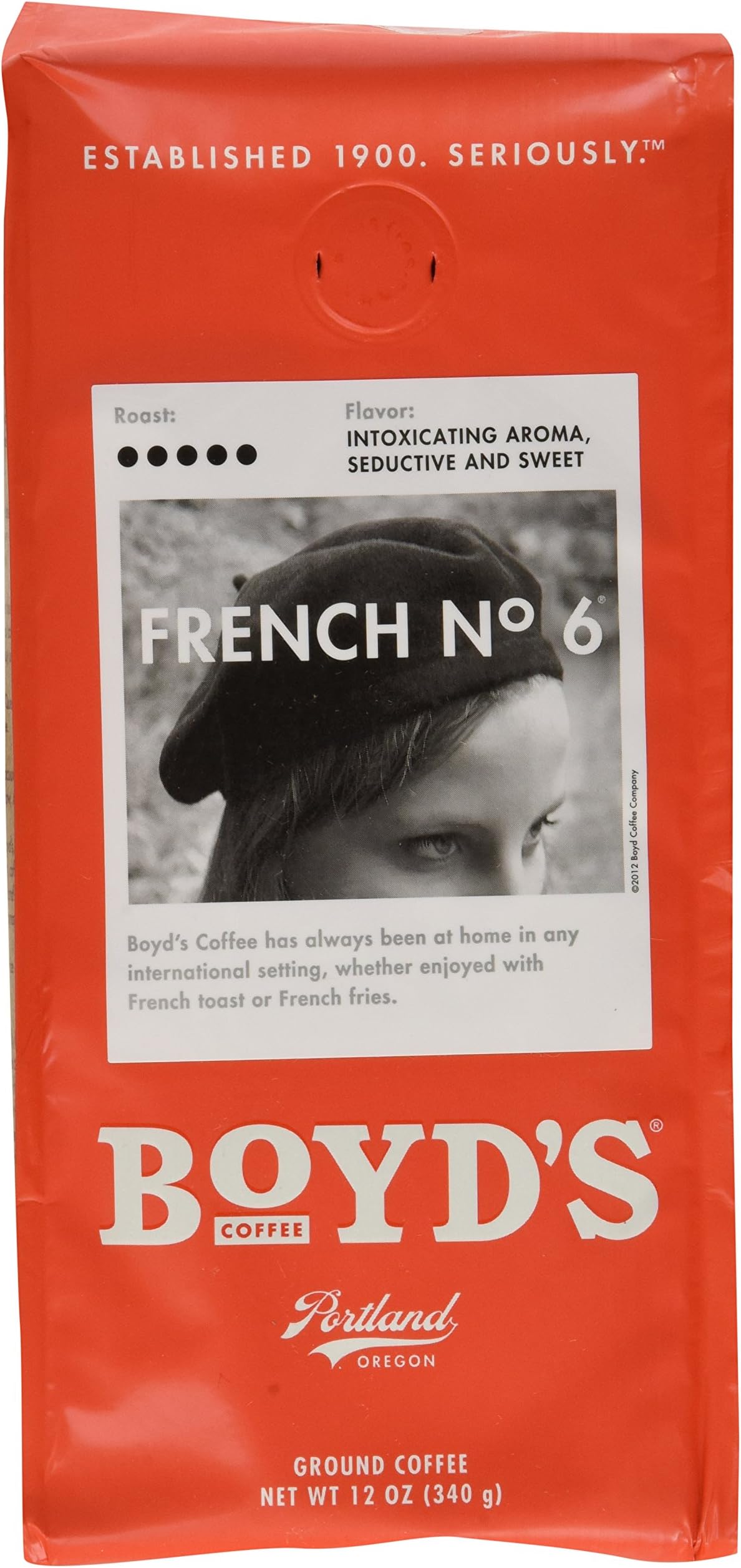 Amazon.com : Boyd's French No. 6 Coffee - Ground Dark Roast - 12 Ounce ...