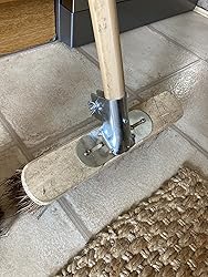 Heavy Duty Metal Broom Brush Handle Bracket With Adjustable Brace ...