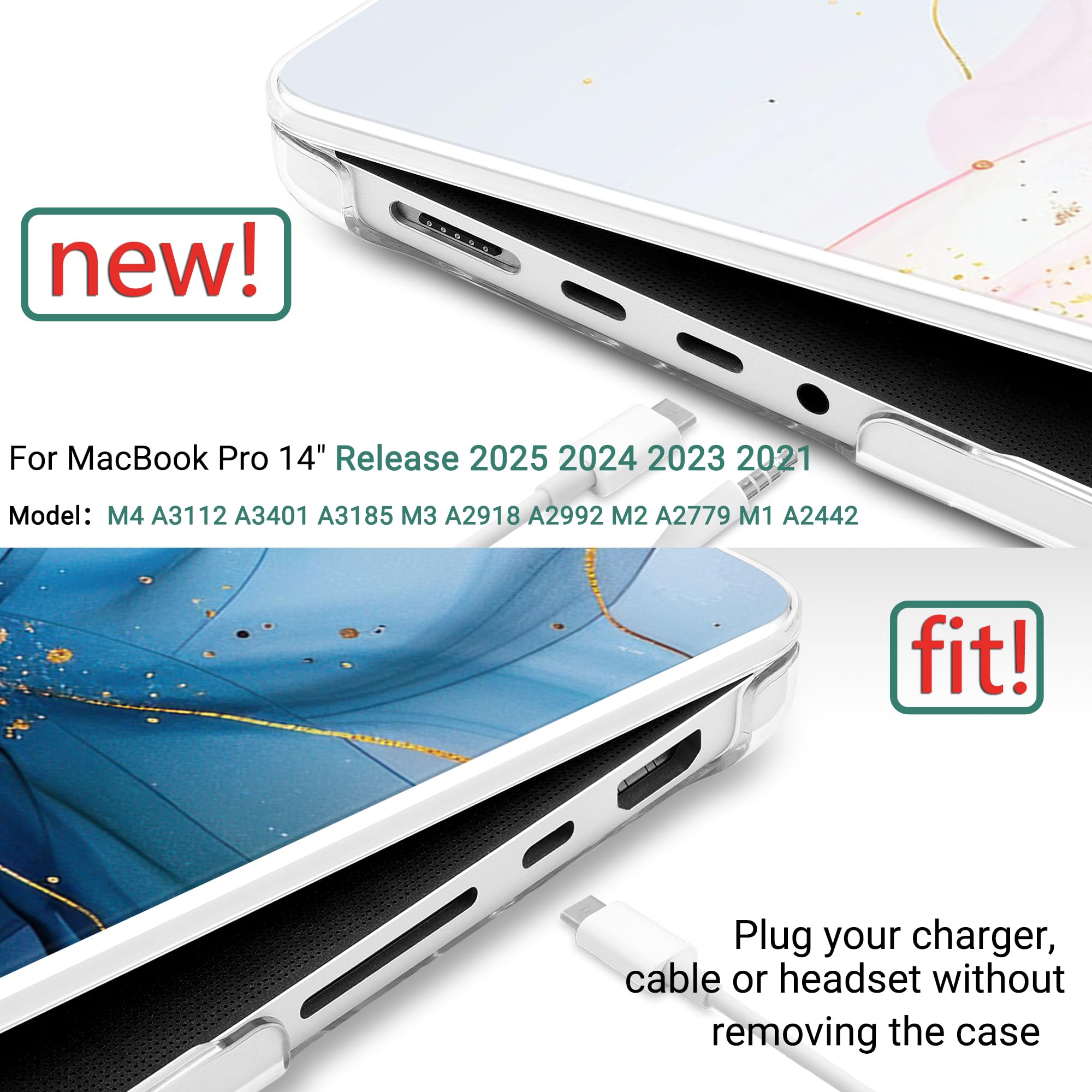 DONGKE MacBook Pro 14 Case Review 2026: Soft Flowing Color Hard Shell ...