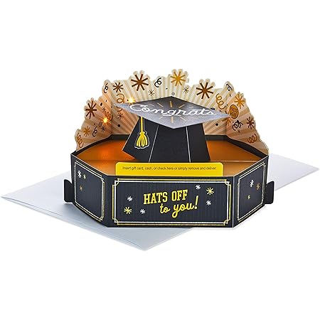 Amazon.com: Hallmark Signature Paper Wonder Pop Up Graduation Card ...