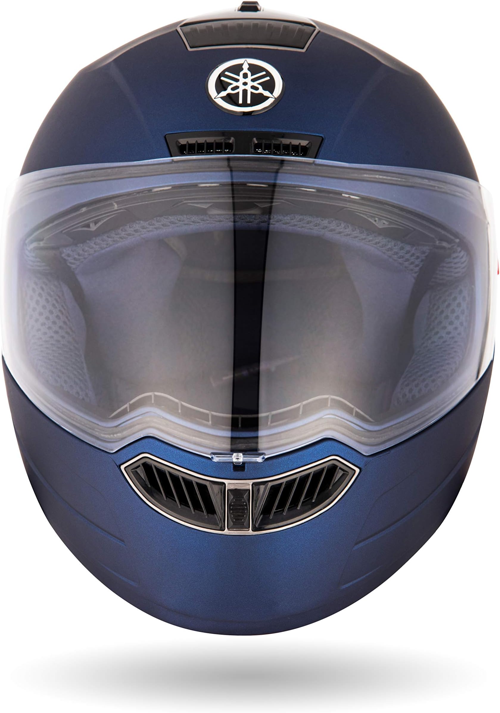 Yamaha YR6 Half Face Helmet (Matt Armada Blue, Size L) Y6AYR6AB0L18 ...