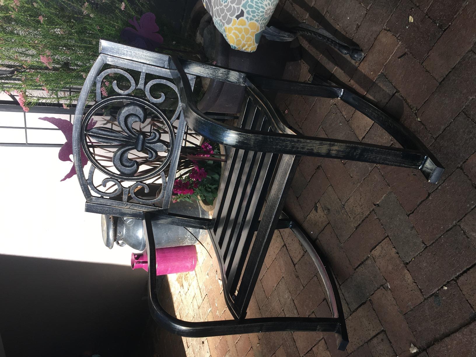 Amazon.com : Best Choice Products Metal Rocking Chair Seat for Patio ...