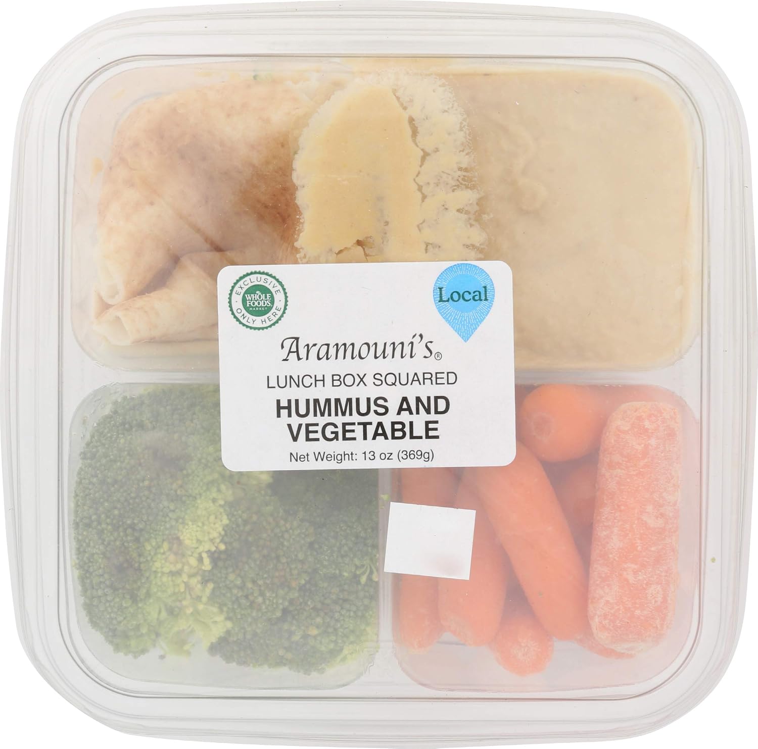 Amazon.com: Whole Foods Market Hummus & Vegetable Lunch Box, 1 EA ...