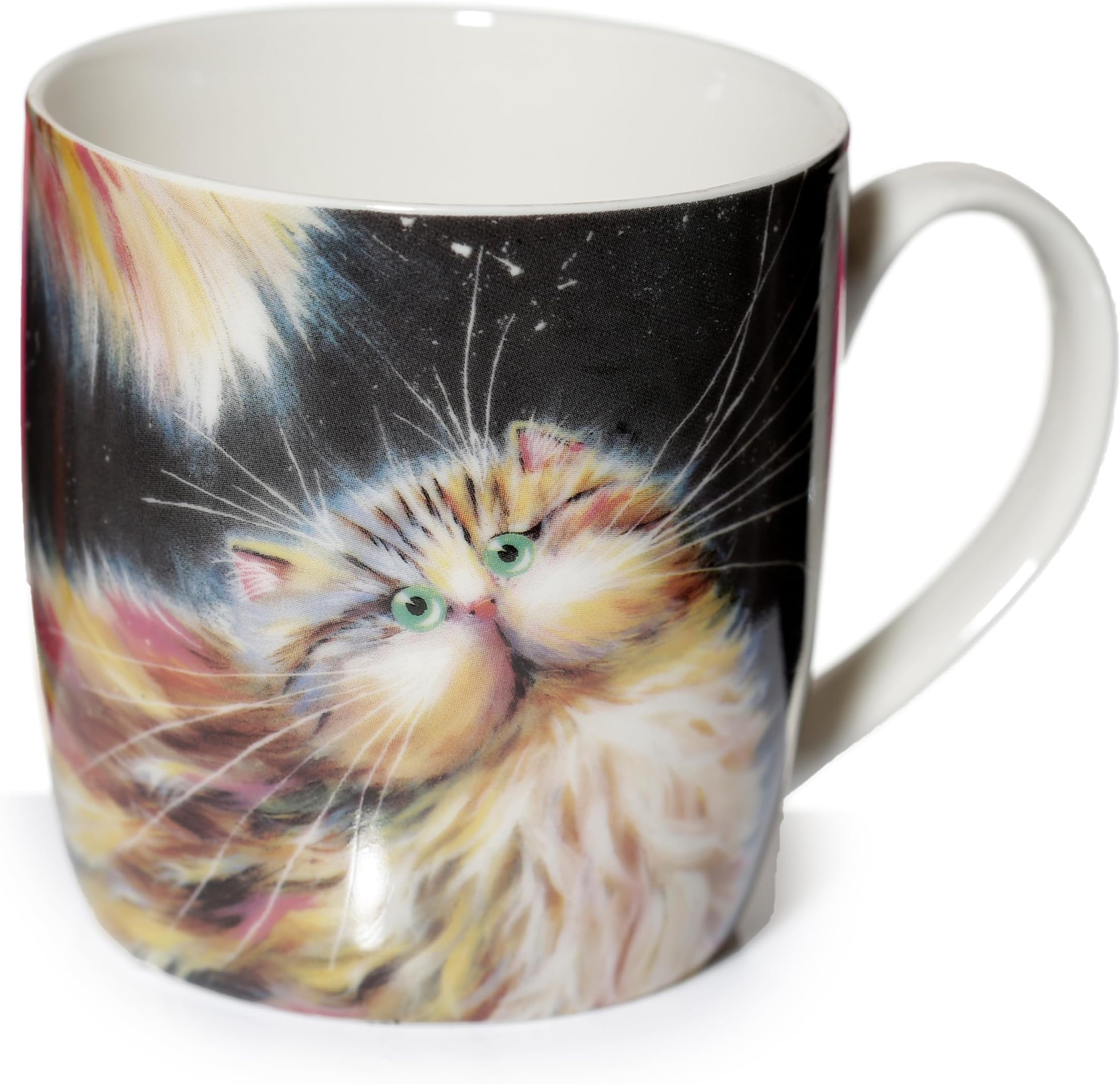 Puckator Feline Fine Cat Porcelain Tea Coffee Mug - Funny Home ...