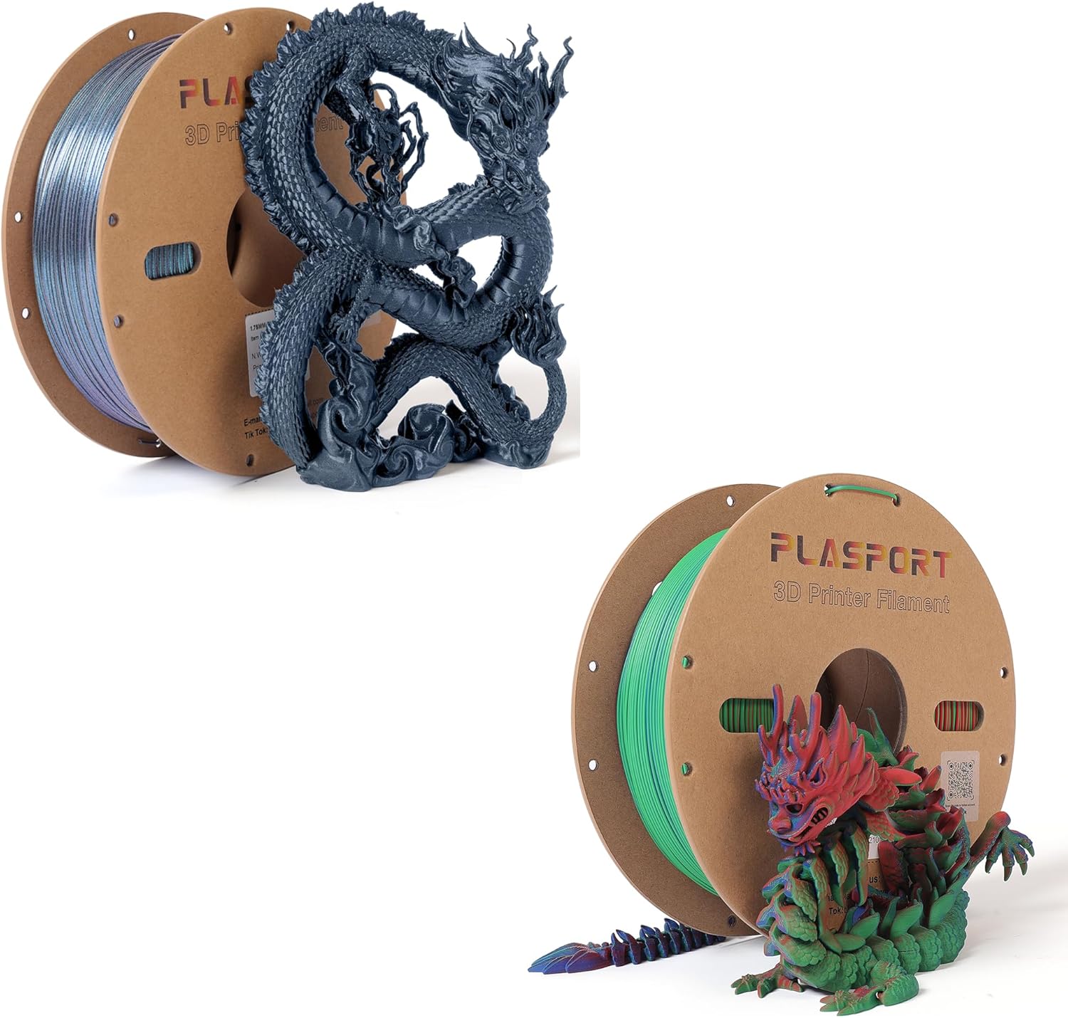 Amazon.com: PLASPORT 3D Printer Filament, Color Changeable Glitter PLA ...