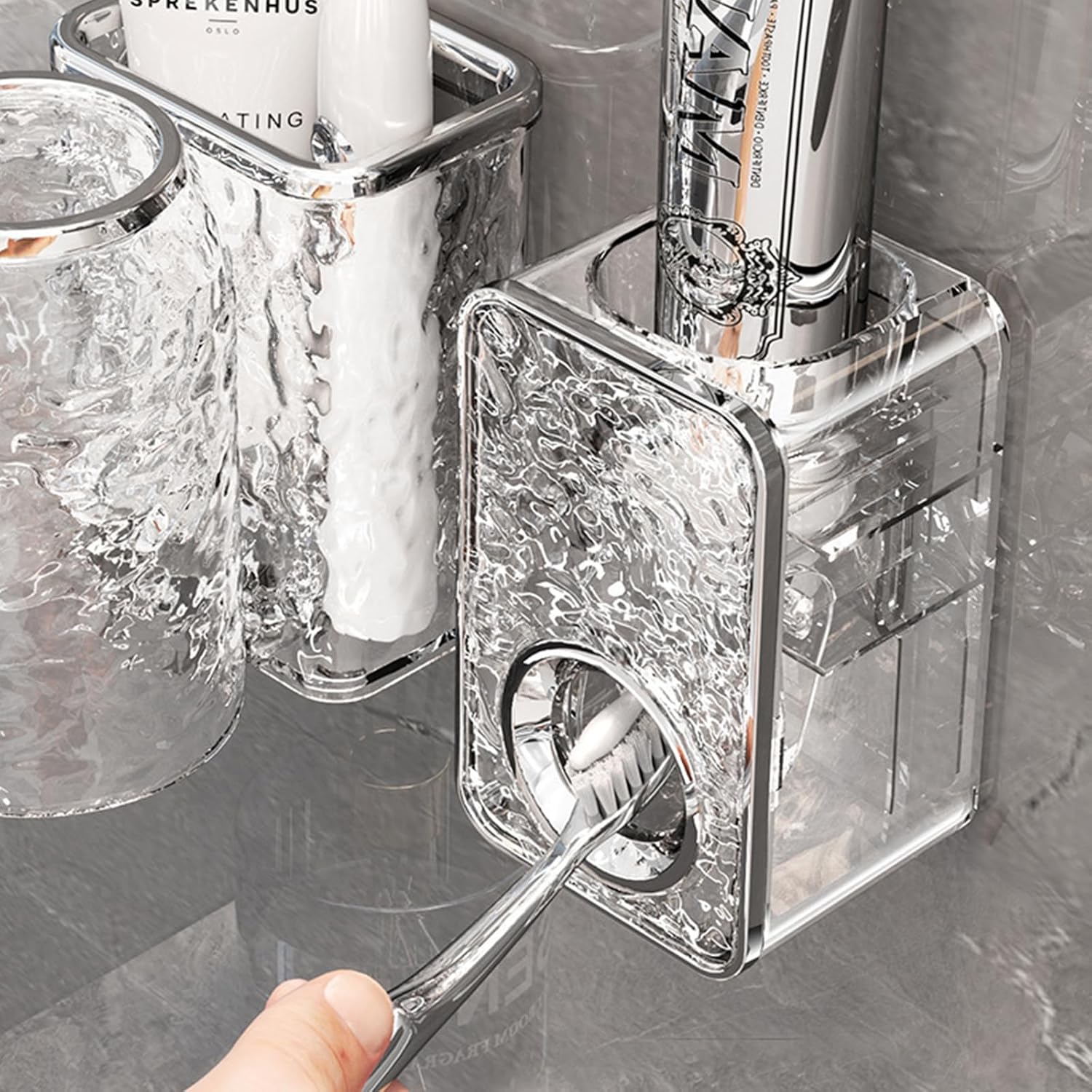 Amazon.com: Coastacloud Automatic Toothpaste Dispenser Wall Mounted ...