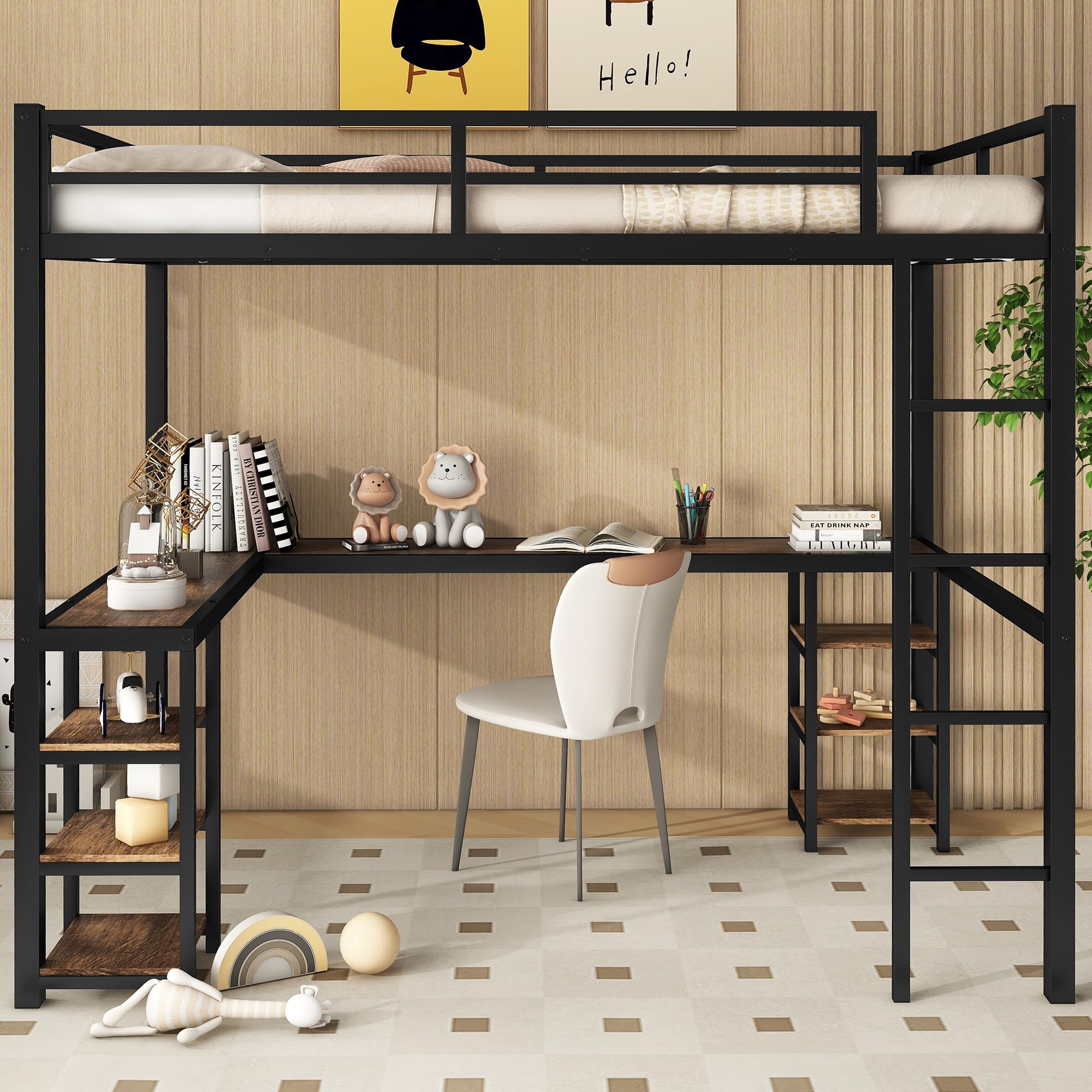 Snapklik.com : Full XL Loft Bed