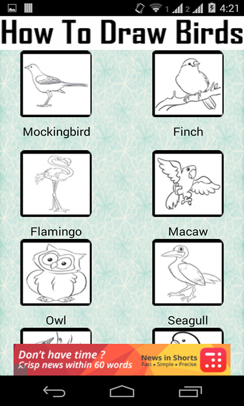 How To Draw Bird Book - App on Amazon Appstore