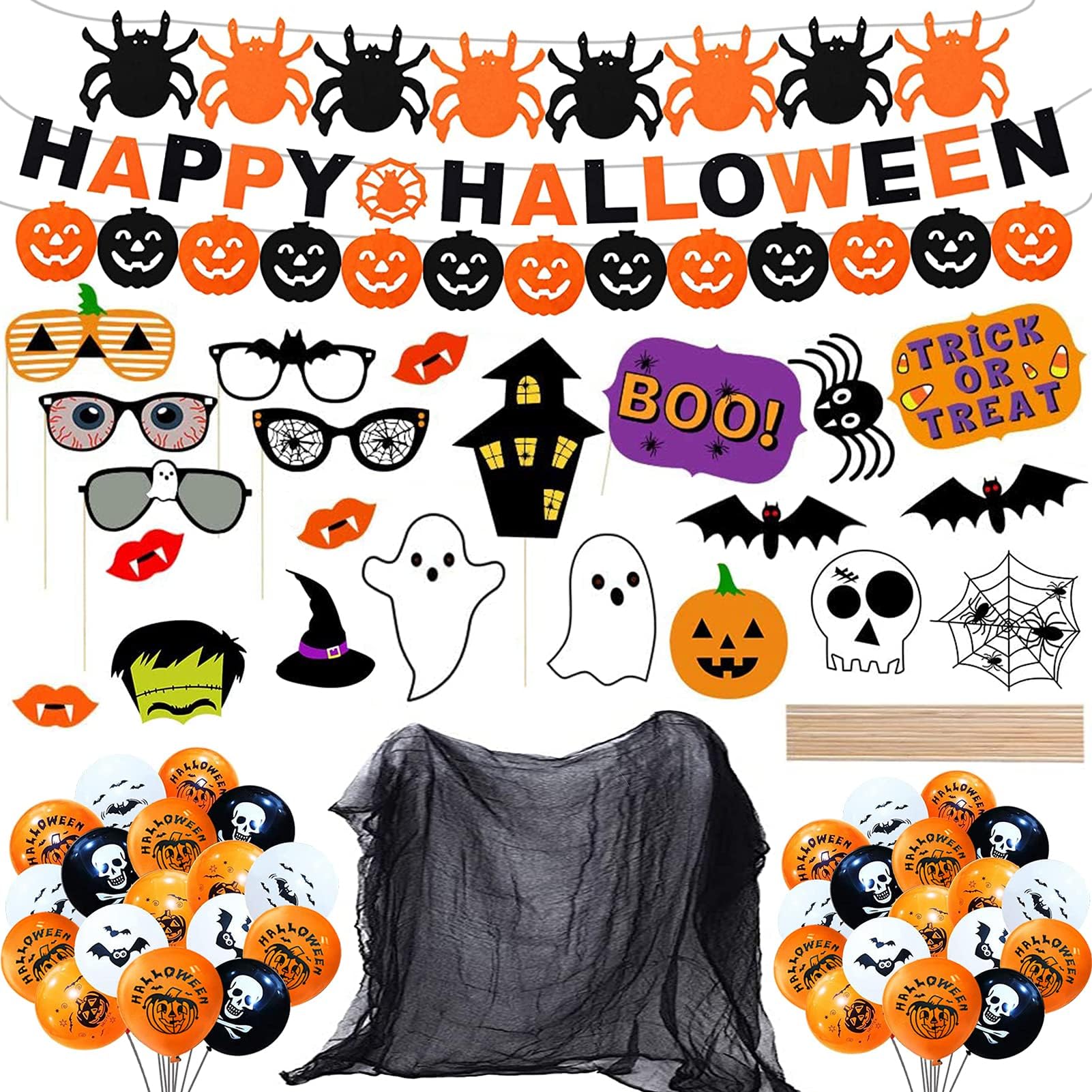 Premium Riutilizzabili Halloween Decorazioni Casa - Addobbi Halloween ...