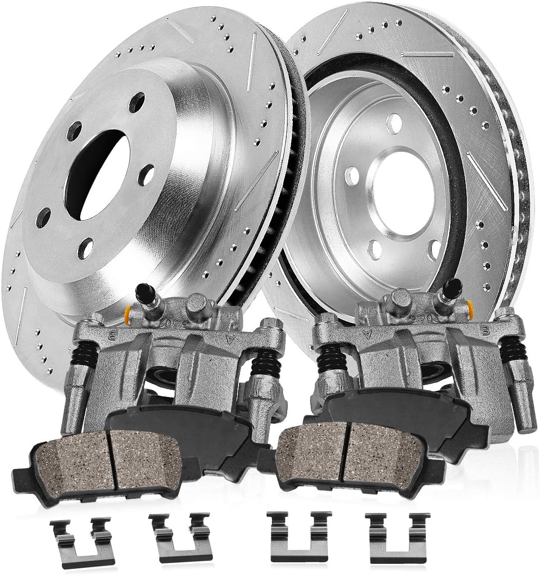 Amazon.com: Callahan OE Replacement Rear Brake Calipers and Brake ...