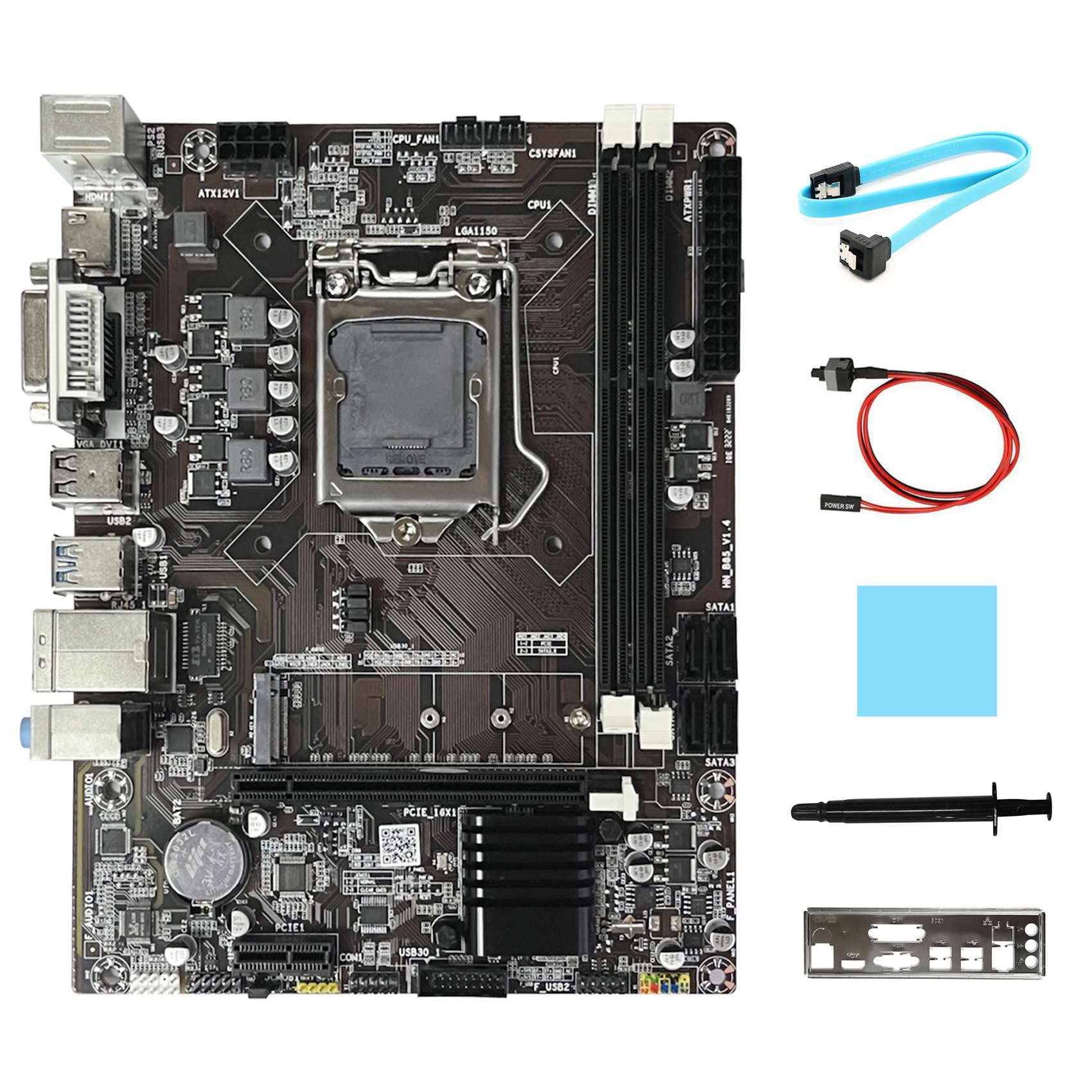 Buy Daweglop B85 Motoard Desktop Motoard Game Motoard +SATA Cable ...