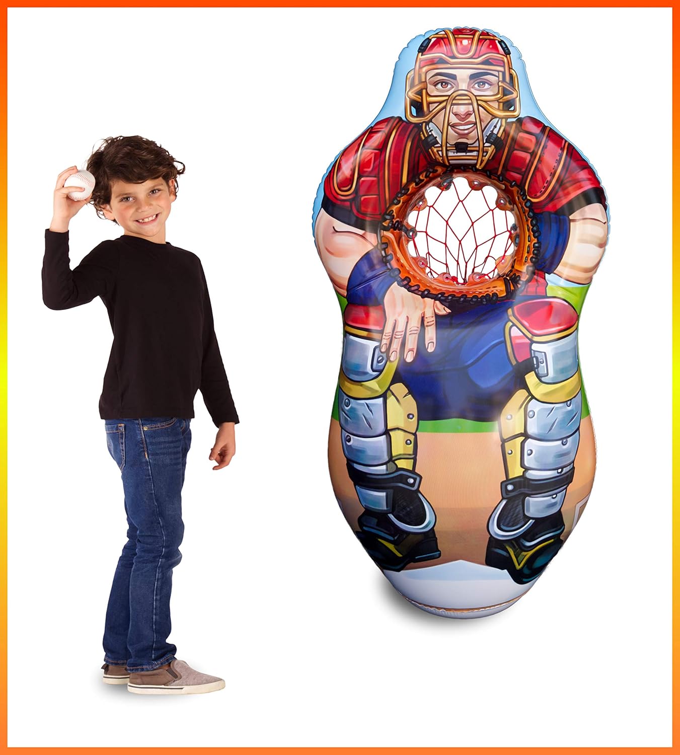 Buy ImpiriLux Inflatable 5 Foot Tall Double Sided Football Receiver and ...