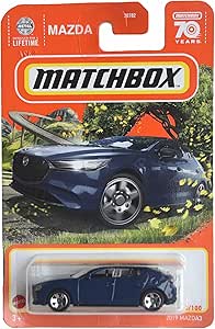 Amazon.com: Matchbox 2019 Mazda3, Blue 50/100 : Toys & Games