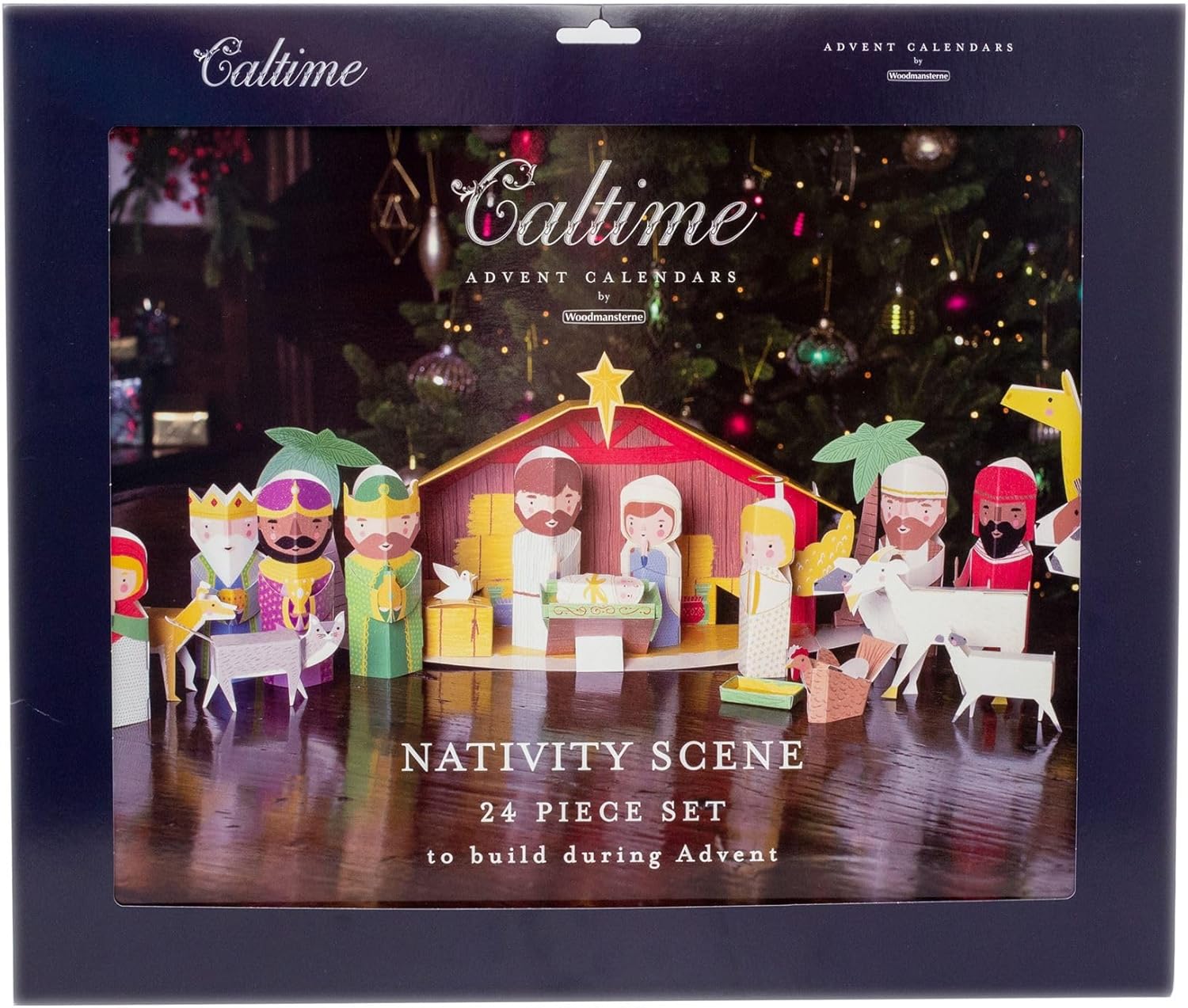 3D Nativity Scene Christmas Advent Calendar | 24 Piece Build It ...
