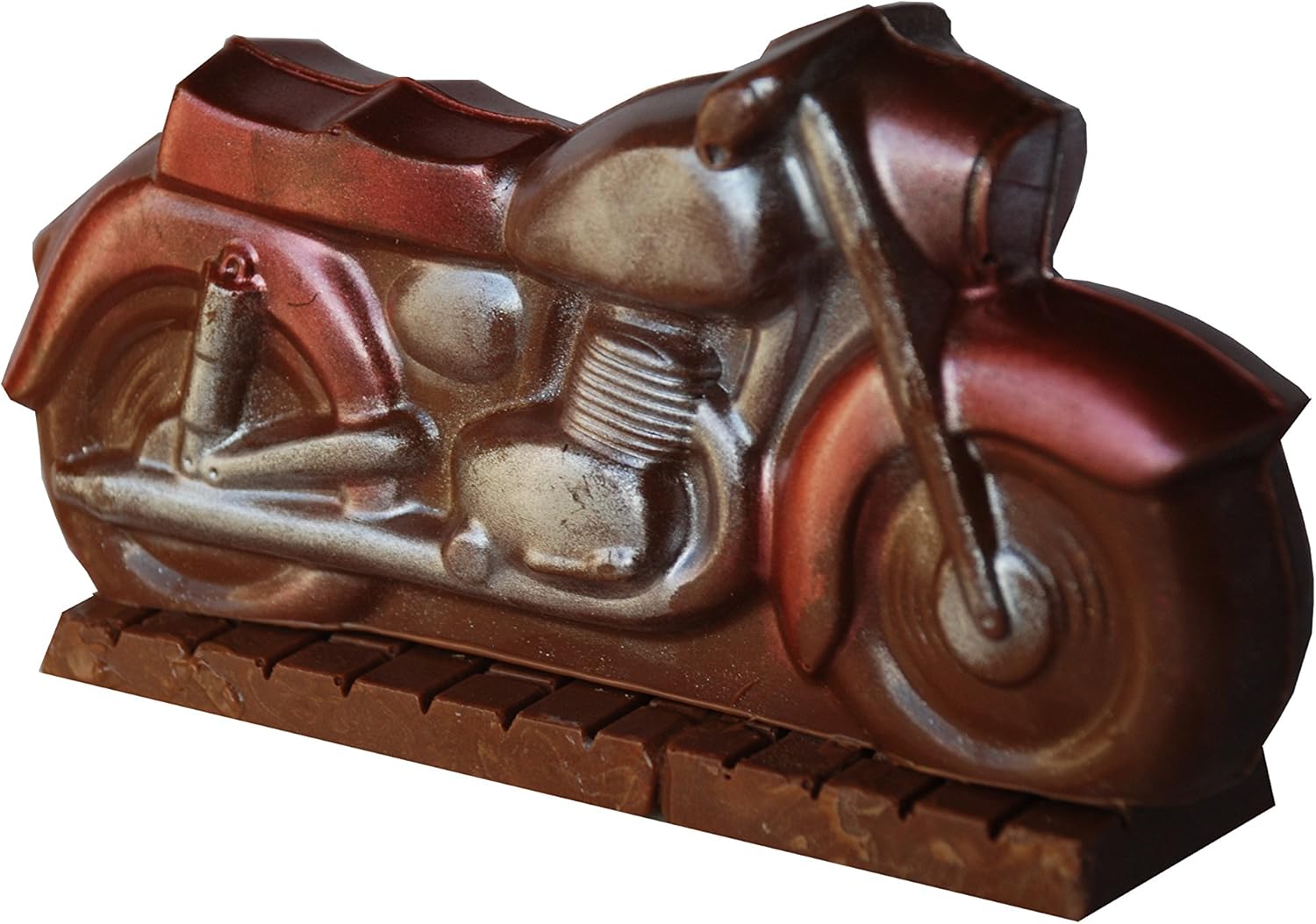 Unique Milk Chocolate Motorbike from Belgian Chocolate Gift or Cake ...