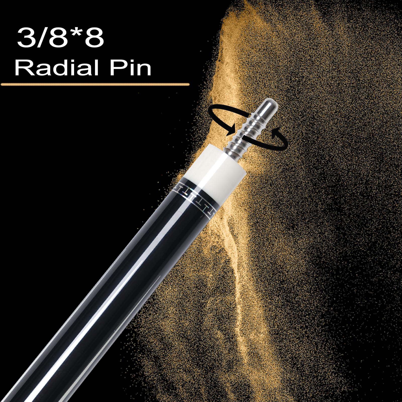 Snapklik.com : CUEELF Carbon Fiber Pool Cue Stick 12.5mm Low Deflection ...