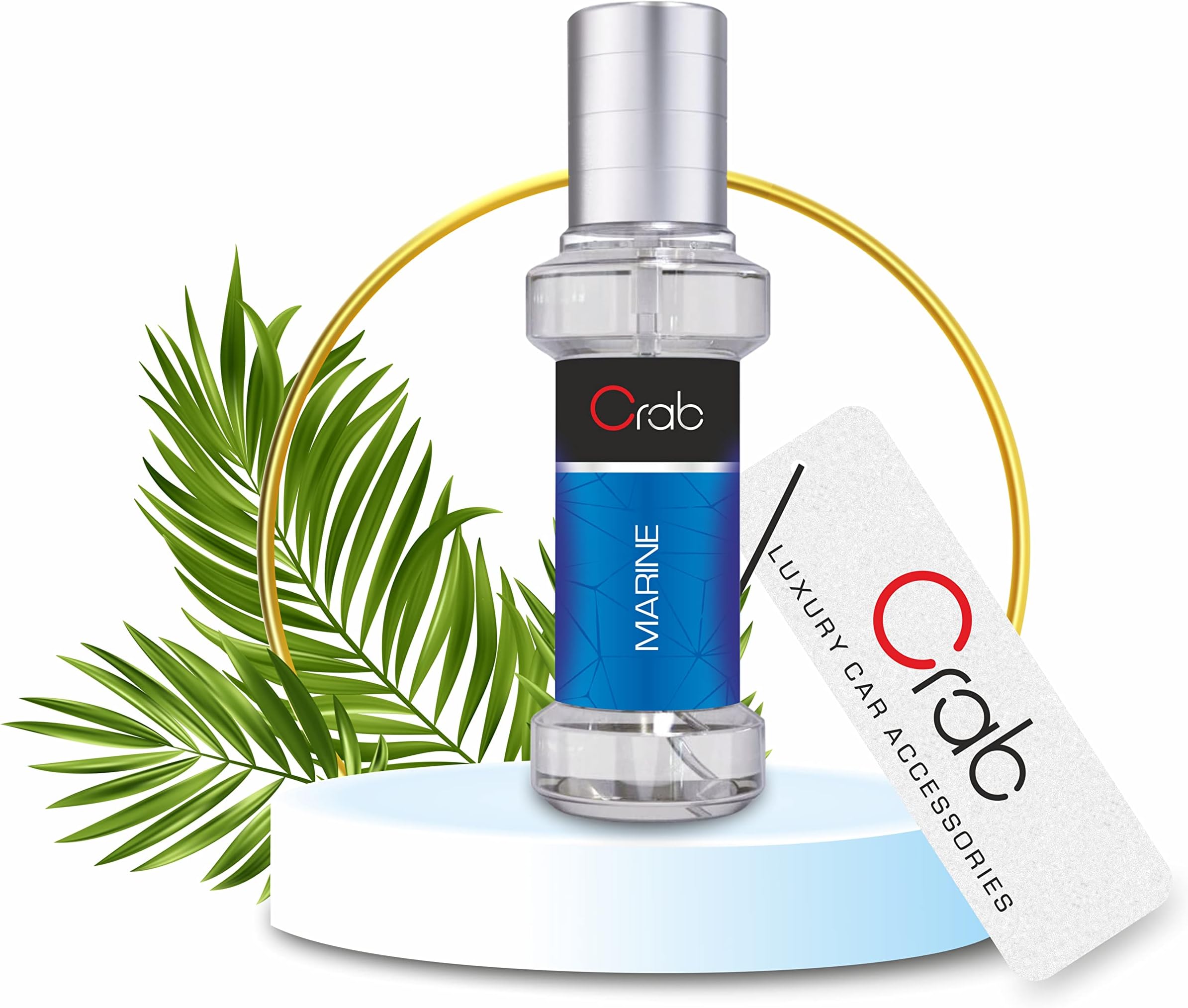 Crab Car Spray Perfume Marine Fragrance with Absorbent Dangler for Long ...