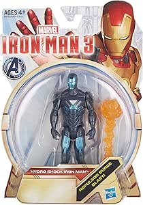 Amazon.com: Hasbro Iron Man 3 Hydo Shock Iron Man Action Figure : Toys ...