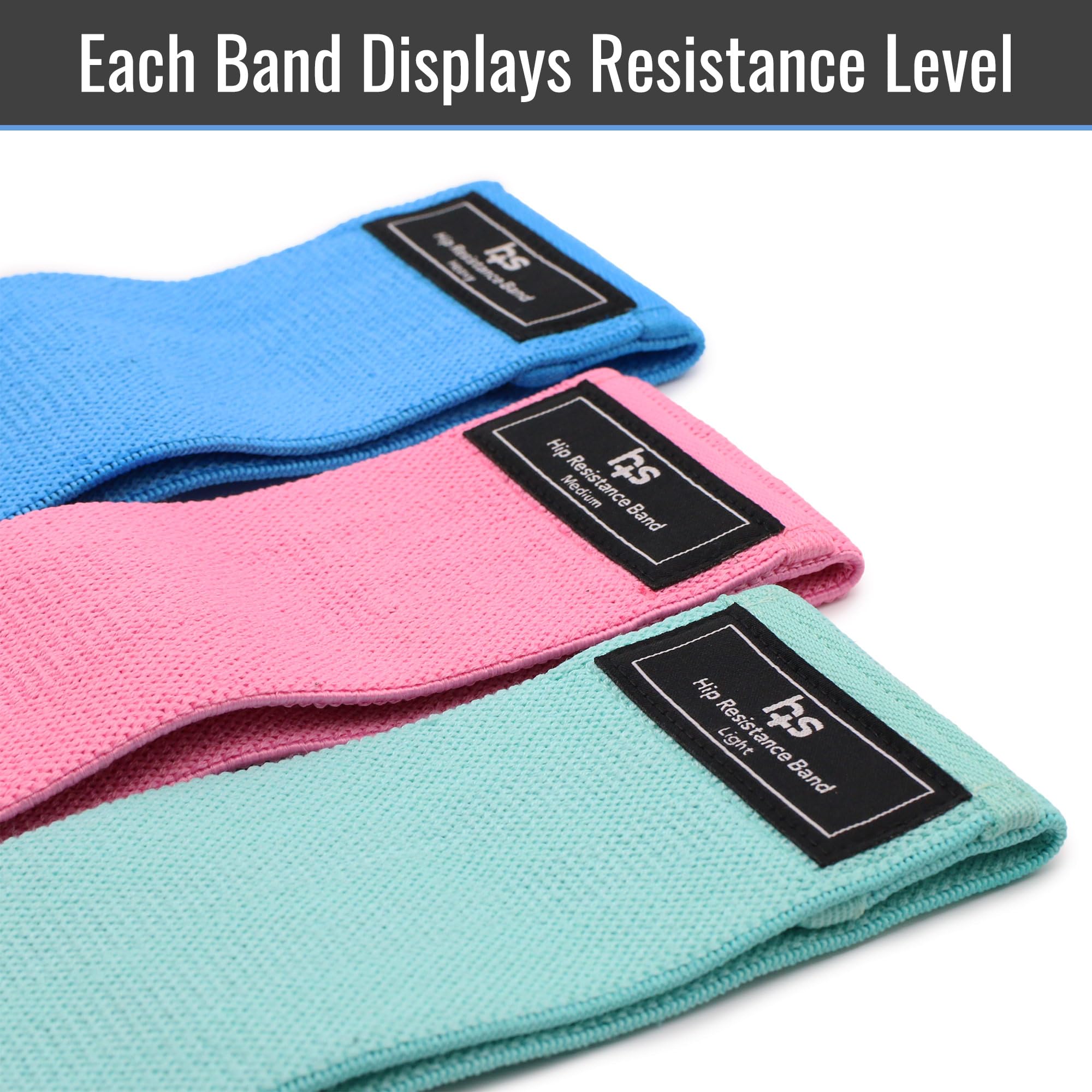 Snapklik.com : Healthsmart Fabric Resistance Bands, Targets Abs, Glutes ...