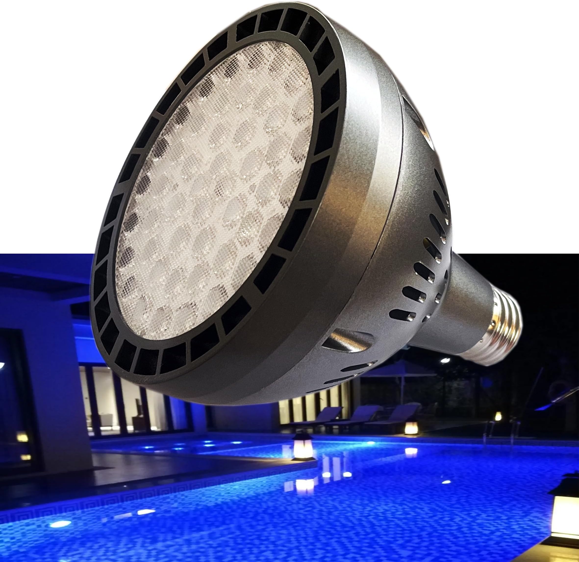 Amazon.com: Blue Pool Led Light Bulb for Inground Pool 120V 40W ...