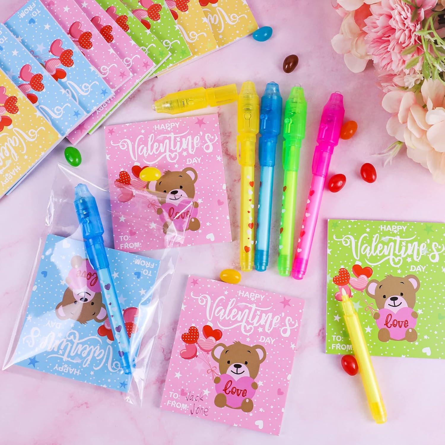 Regalos para el día de San Valentín para niños paquete de 24 cuadernos ...