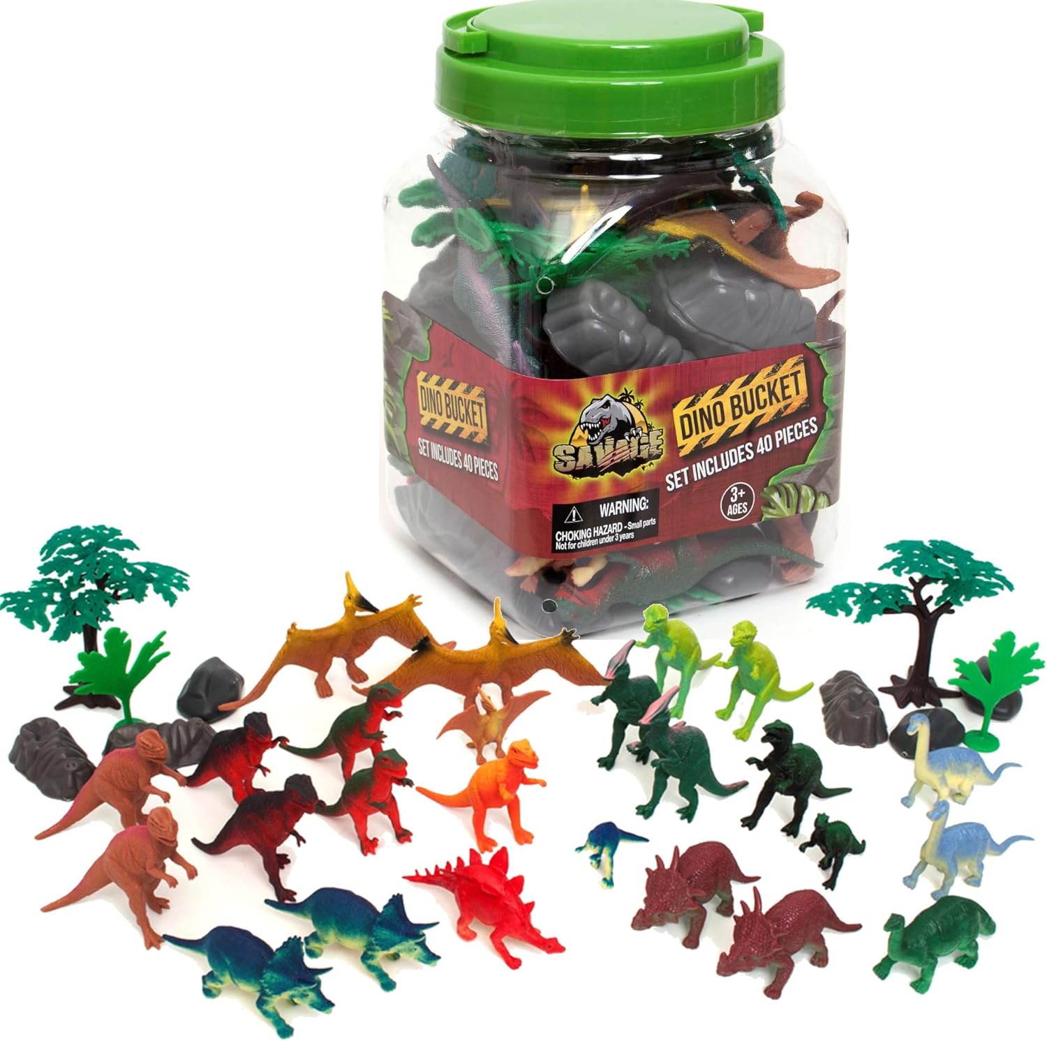 Boley 40 Pc Dino Bucket : Amazon.ca: Toys & Games