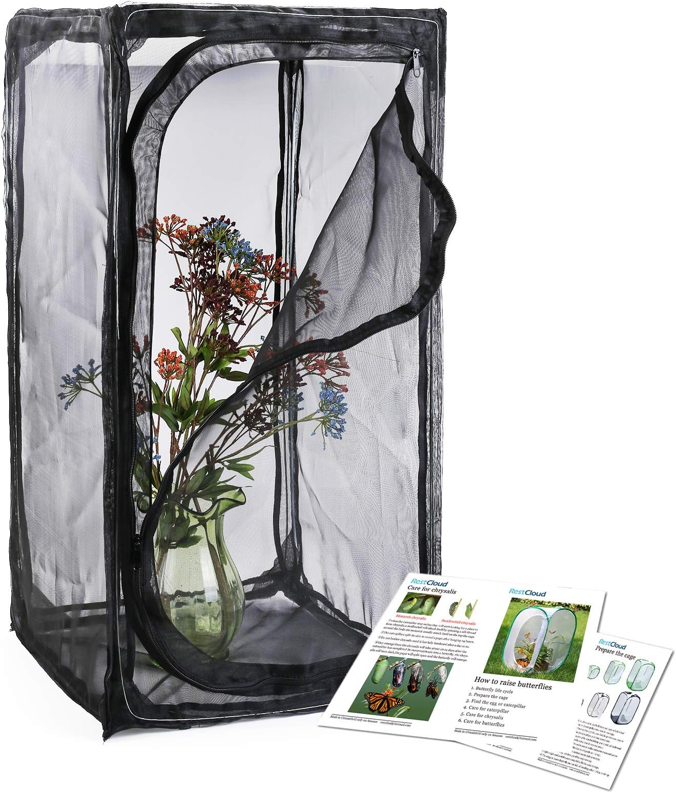 Amazon.com: Qingo Collapsible Insect and Butterfly Kit Garden Growing ...