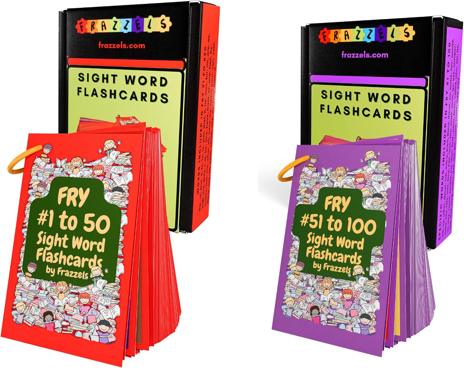 Amazon.com: Frys First 100 Sight Words Flash Cards with Pictures and ...