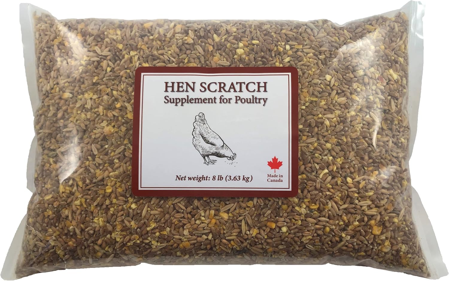 Hen Scratch (8 lb) | Chicken Scratch | Supplement for Poultry ...