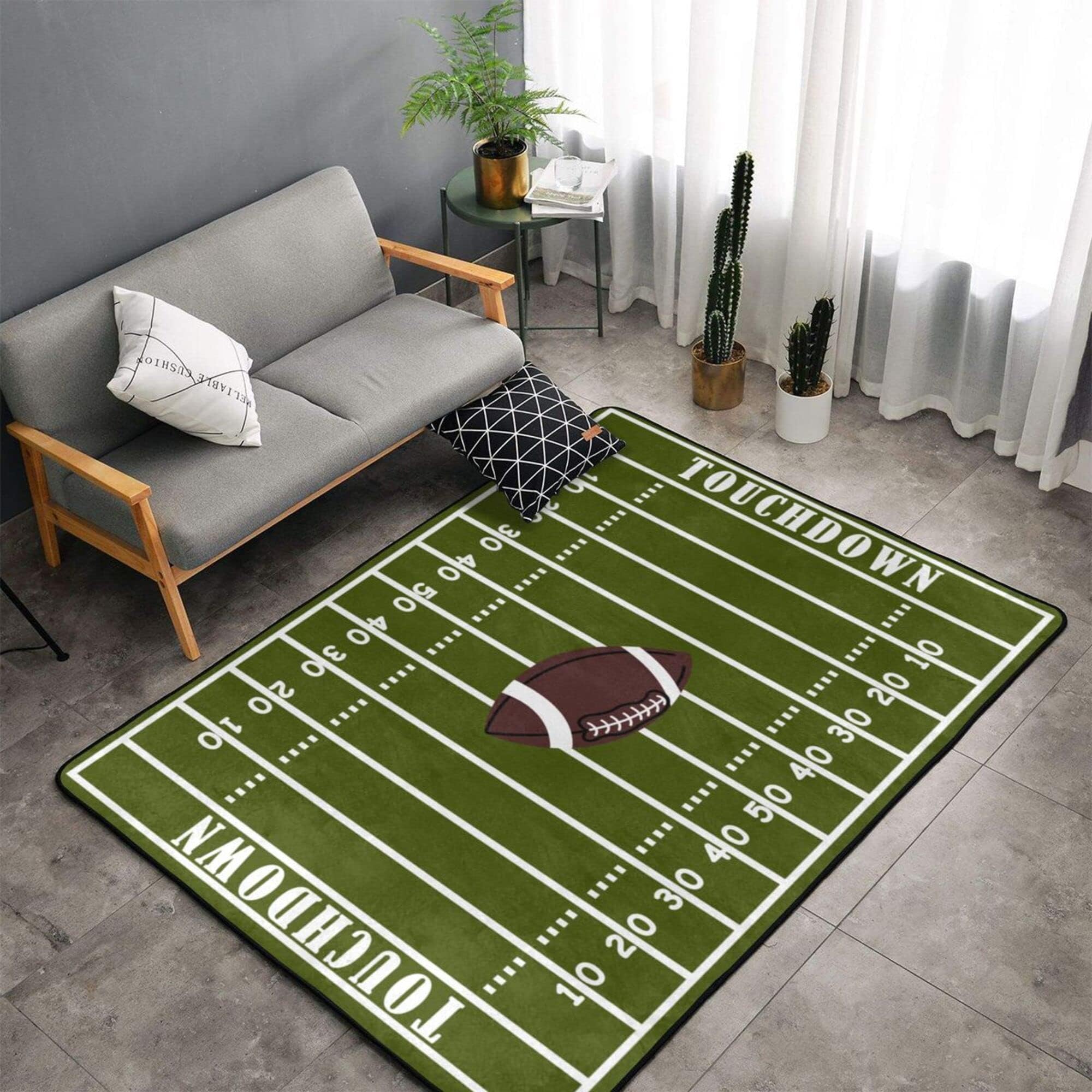 Amazon.com: DAOPUDA Long Runner Rug for Hallway,Football Field American ...