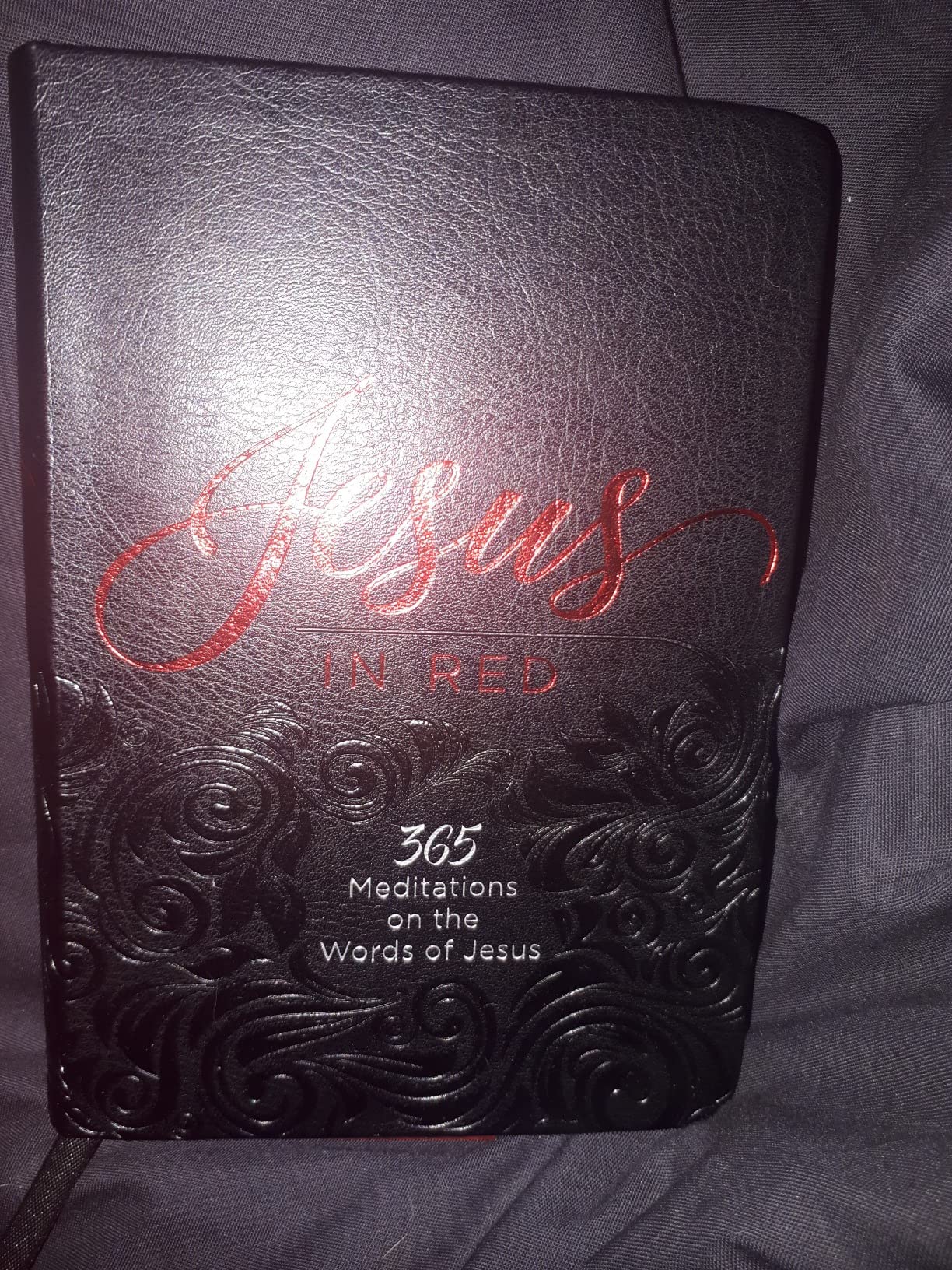 Jesus in Red: 365 Meditations on the Words of Jesus (Imitation Leather ...