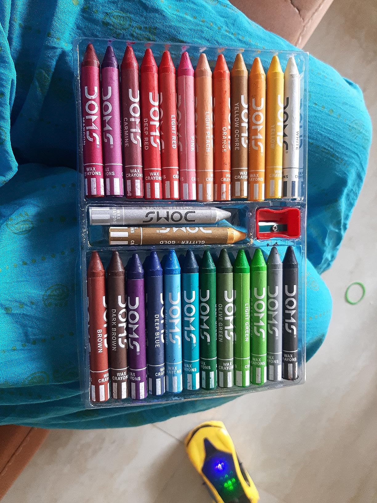 Doms 24 Shades Jumbo Wax Crayons | Smooth & Even Shading | Bright ...