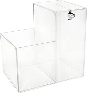 My Charity Boxes Deluxe Charity Donation Collection Box - Large, Modern ...