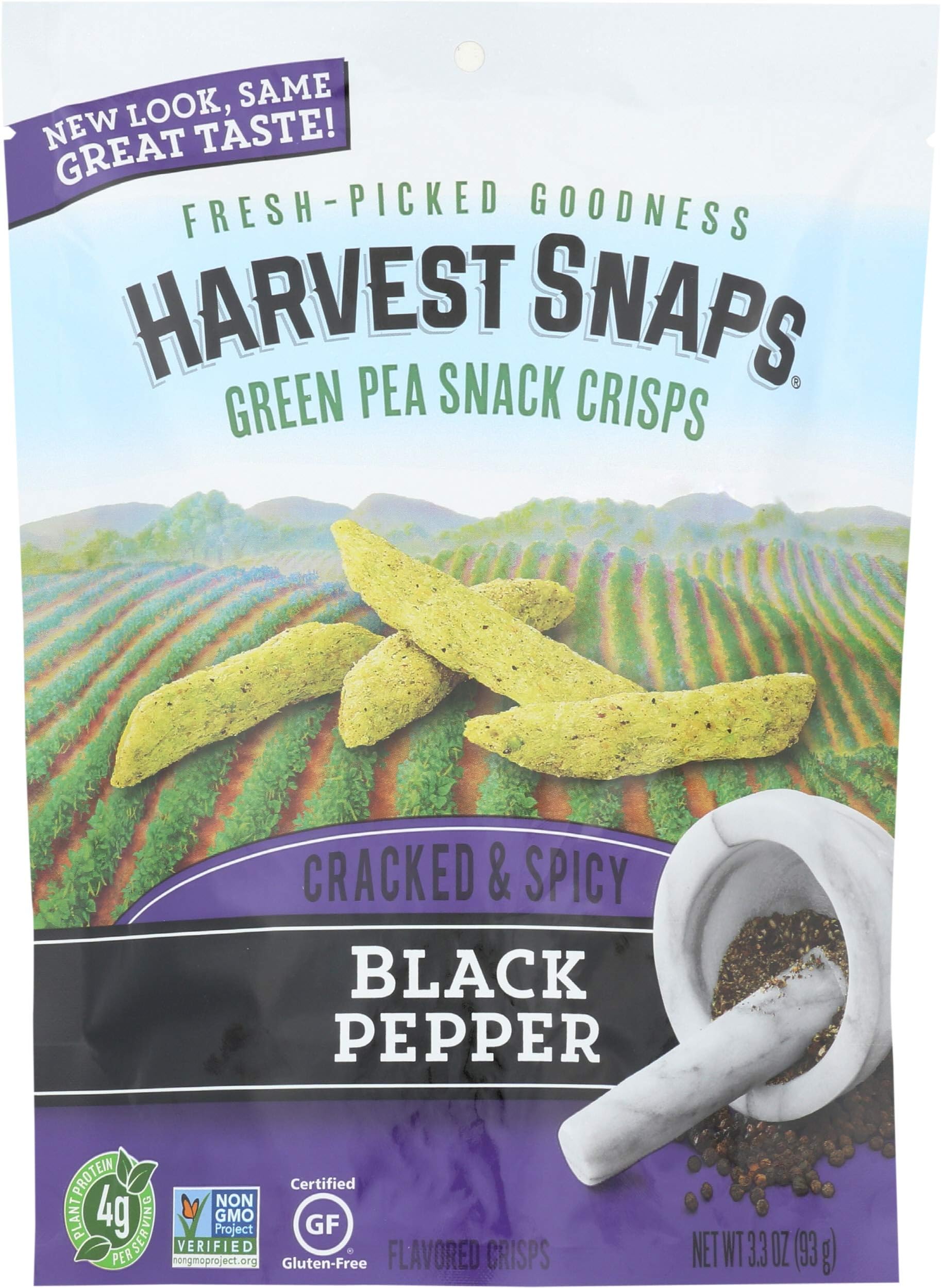 Amazon.com: Harvest Snaps - Snapea Crisps Harvest Snaps Caesar Flavor ...