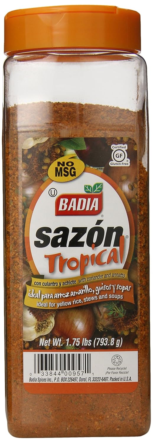Amazon.com : Badia Spices inc Seas, Sazon, Trpcl, with Cr and Ann, 28 ...