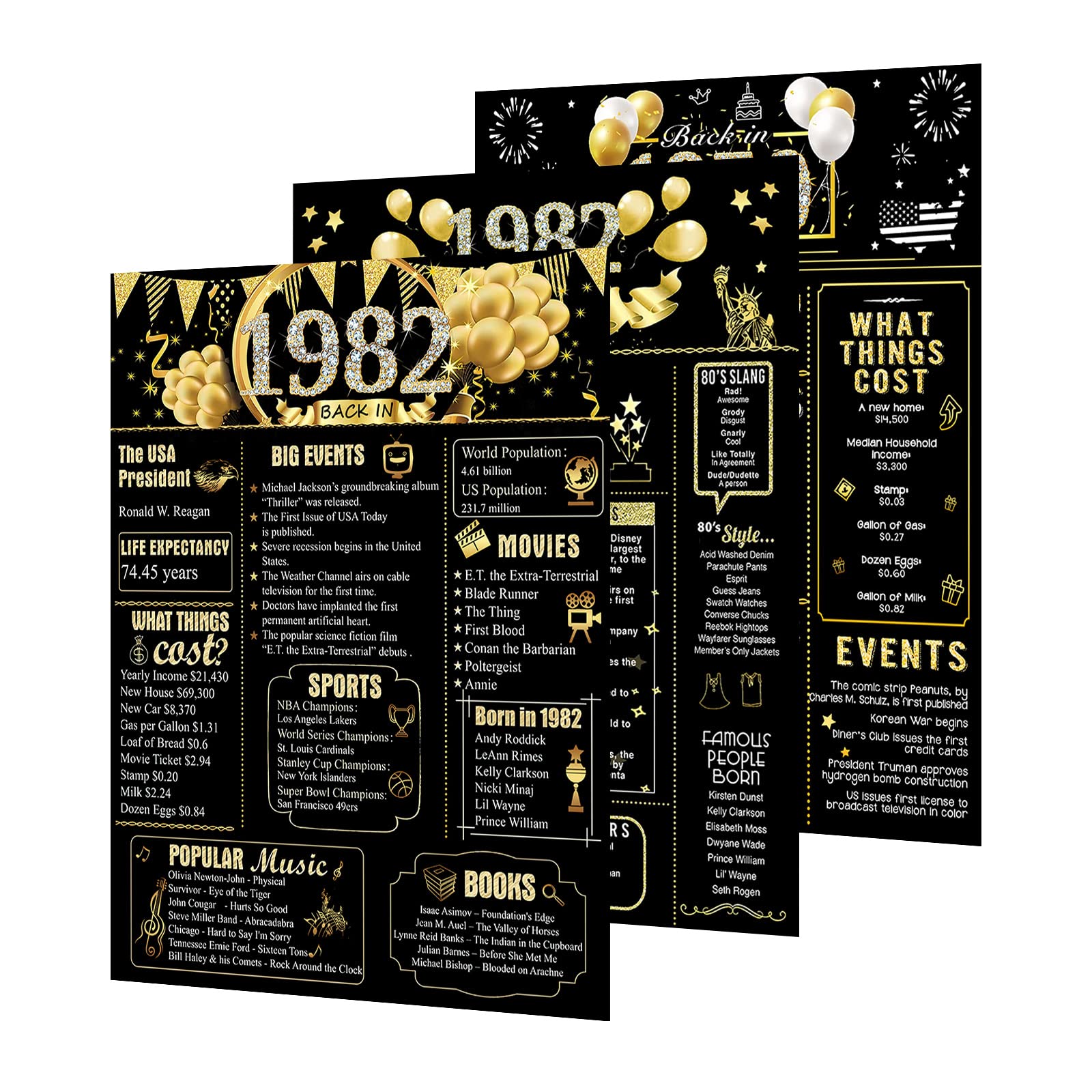 Amazon.com: ZZDWLDHA 42th Birthday Decorations for Women or Men, Classy ...