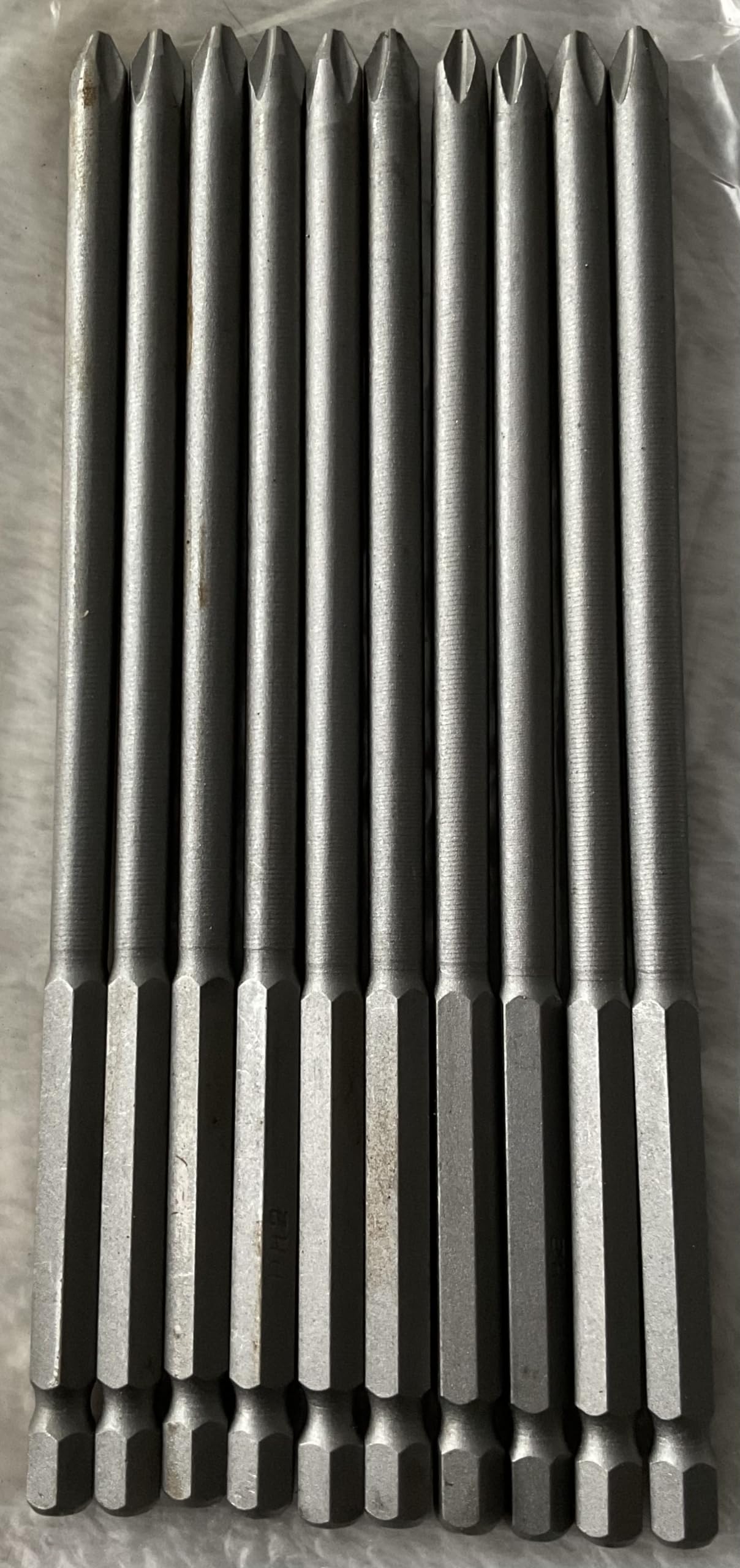 10pc #2 PHILLIPS 6" MAGNETIC PH2 TIPS SCREW DRIVER INSERT BIT POWER ...