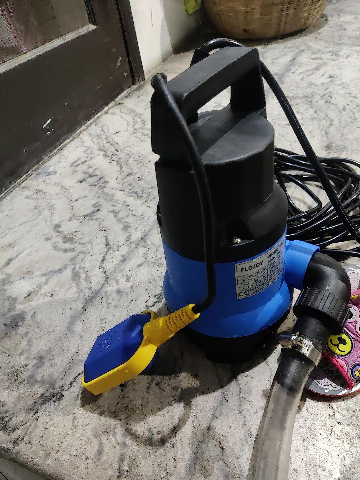 FLOJOY Asian Pumps & Machineries 1/2 HP Submersible Sewage Clean/Dirty ...