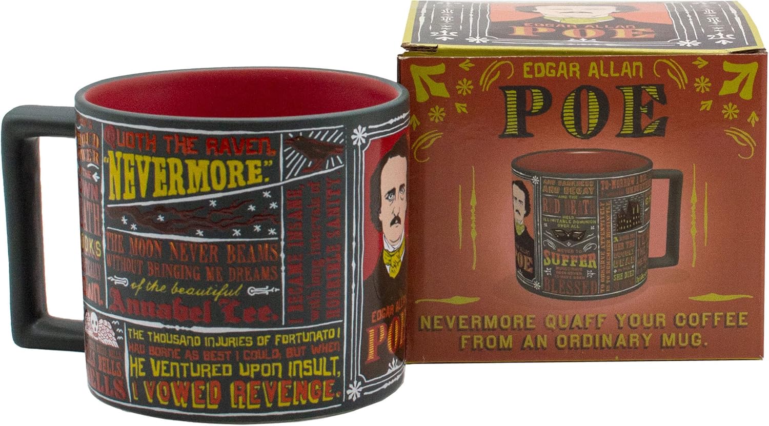 Amazon.com | The Unemployed Philosophers Guild Edgar Allan Poe Coffee ...