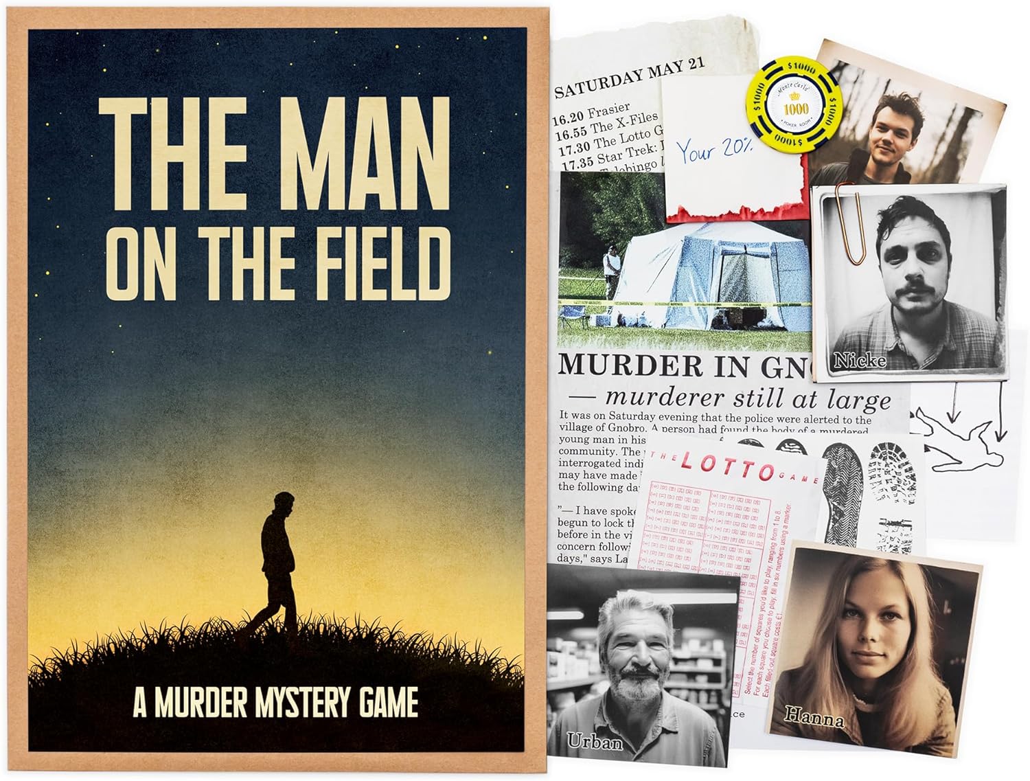 Amazon.com: Cold Case Cames – The Man on The Field – an Authentic ...